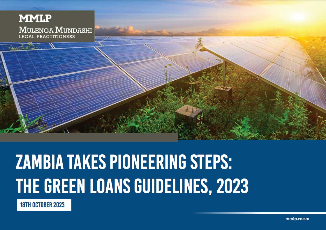 Zambia Takes Pioneering Steps: The Green Loans Guidelines, 2023 ...